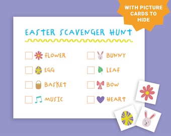 Easter Scavenger Hunt for Kids | Easter Treasure Hunt | Easter Activity ...