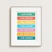Affirmations for Kids | Classroom Poster | Kids Room Poster | I Am ...