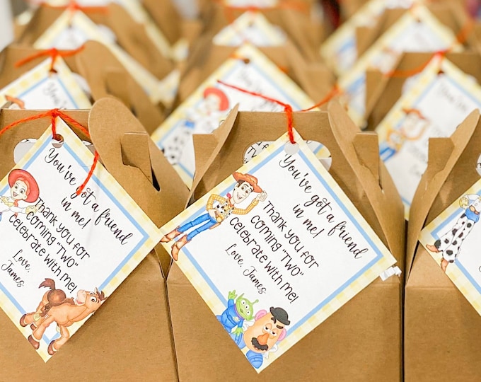 You've Got a Friend in Me Toy Story Party Favor/goody Tags - Etsy