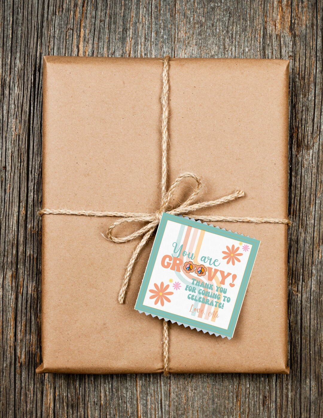 You Are Groovy Favor Tag Thank You Tag - Etsy