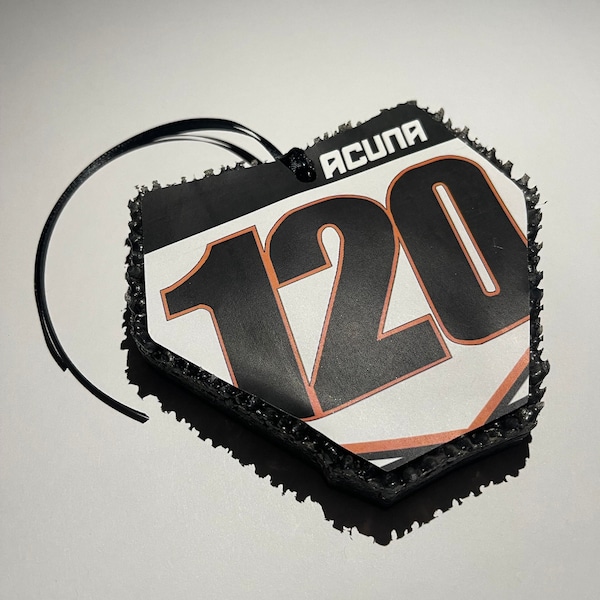 Dirt Bike Number Plate Svg - Etsy