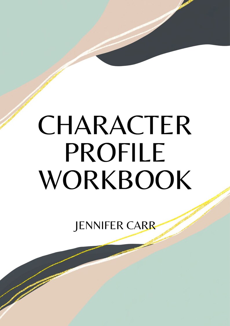 Character Profile Workbook - Etsy