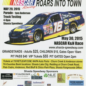 All 24 NASCAR K&N All Event Drivers Autographed and Other Racing ...
