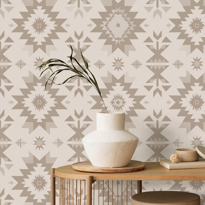 Aztec Wallpaper - Etsy