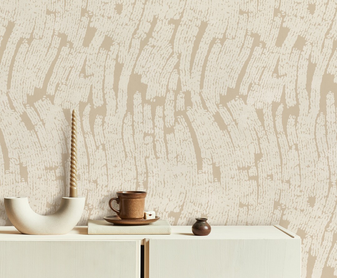 Beige Lines Wallpaper, Minimalistic Abstract Dots , Stripe Wallpaper ...