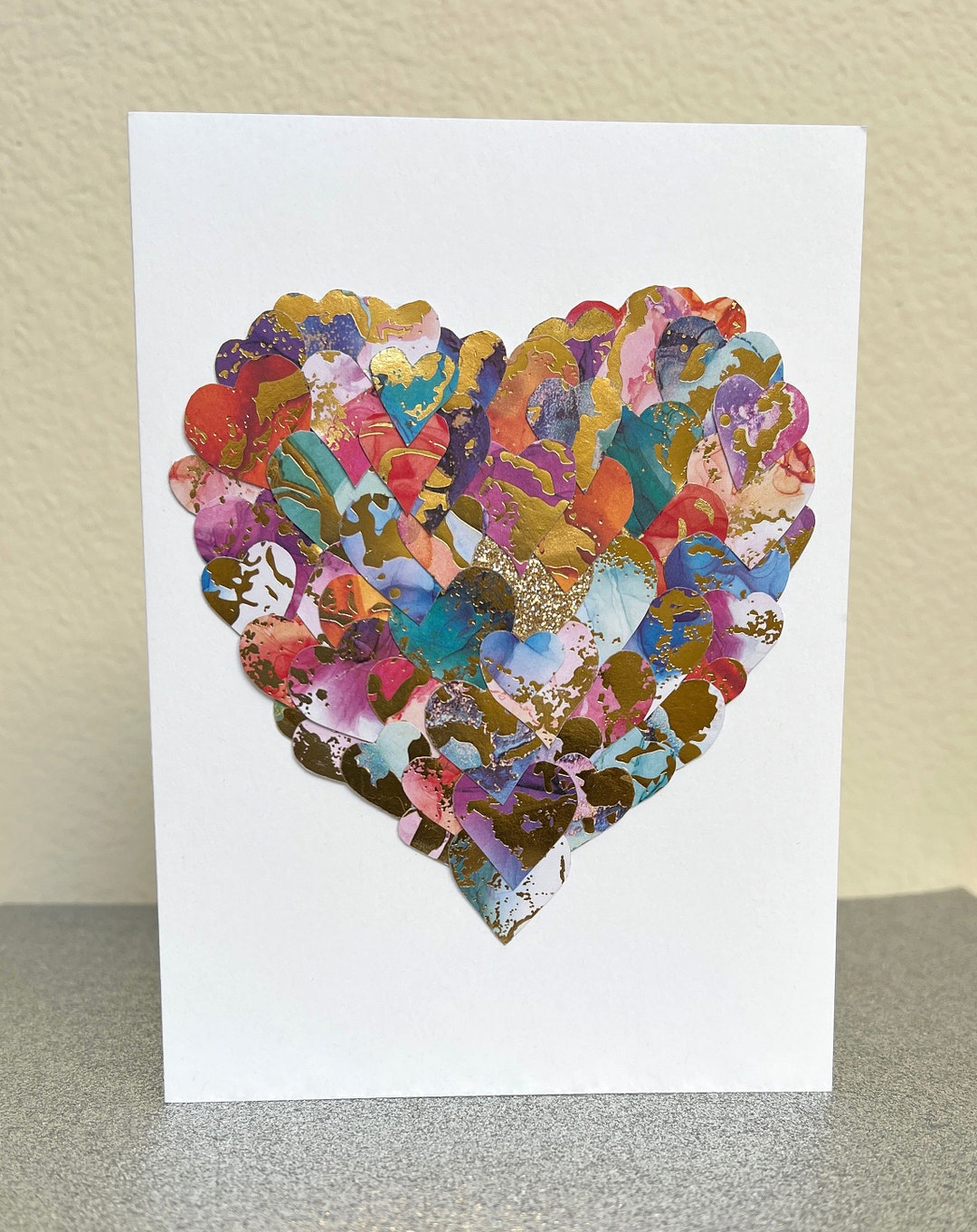 Handmade Heart Cards - Etsy