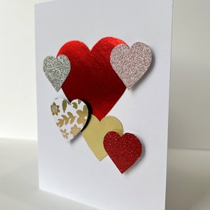 Handmade Heart Card - Etsy