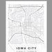 Iowa City Map Poster - Etsy