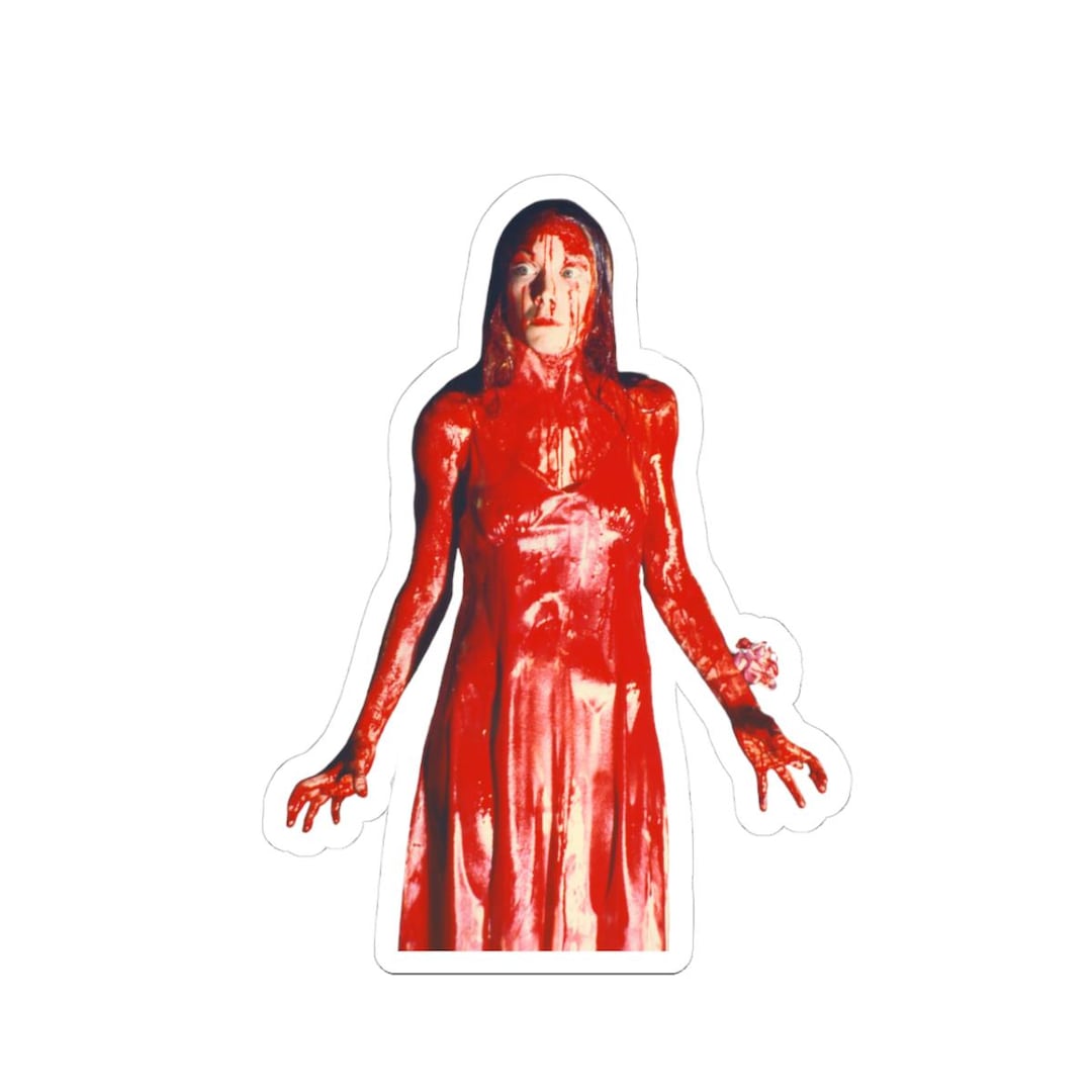 Carrie Horror Movie Stephen King Kiss-cut Stickers, Scary Stickers ...
