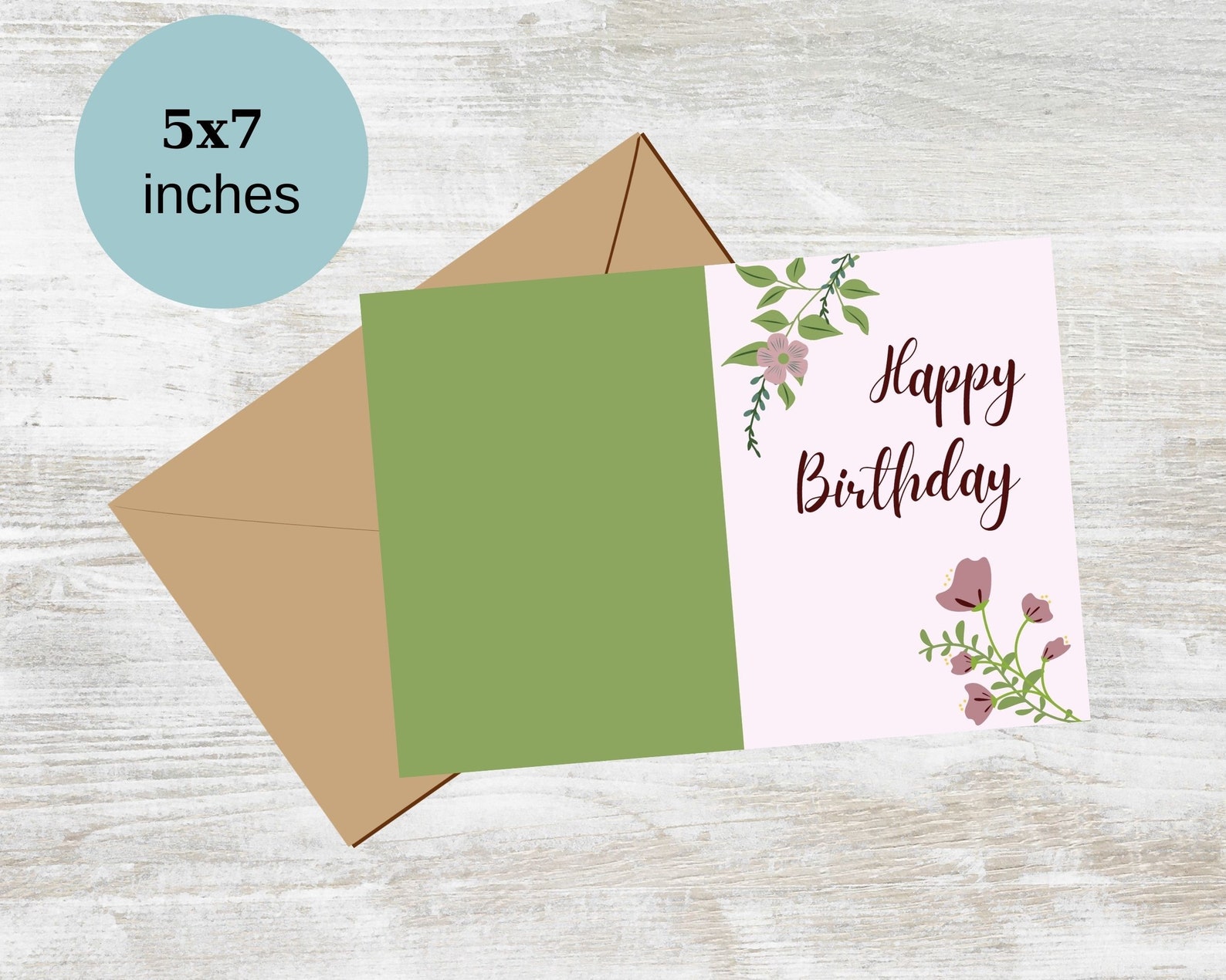Printable Birthday Card, Happy Birthday Card,digital Birthday Card ...