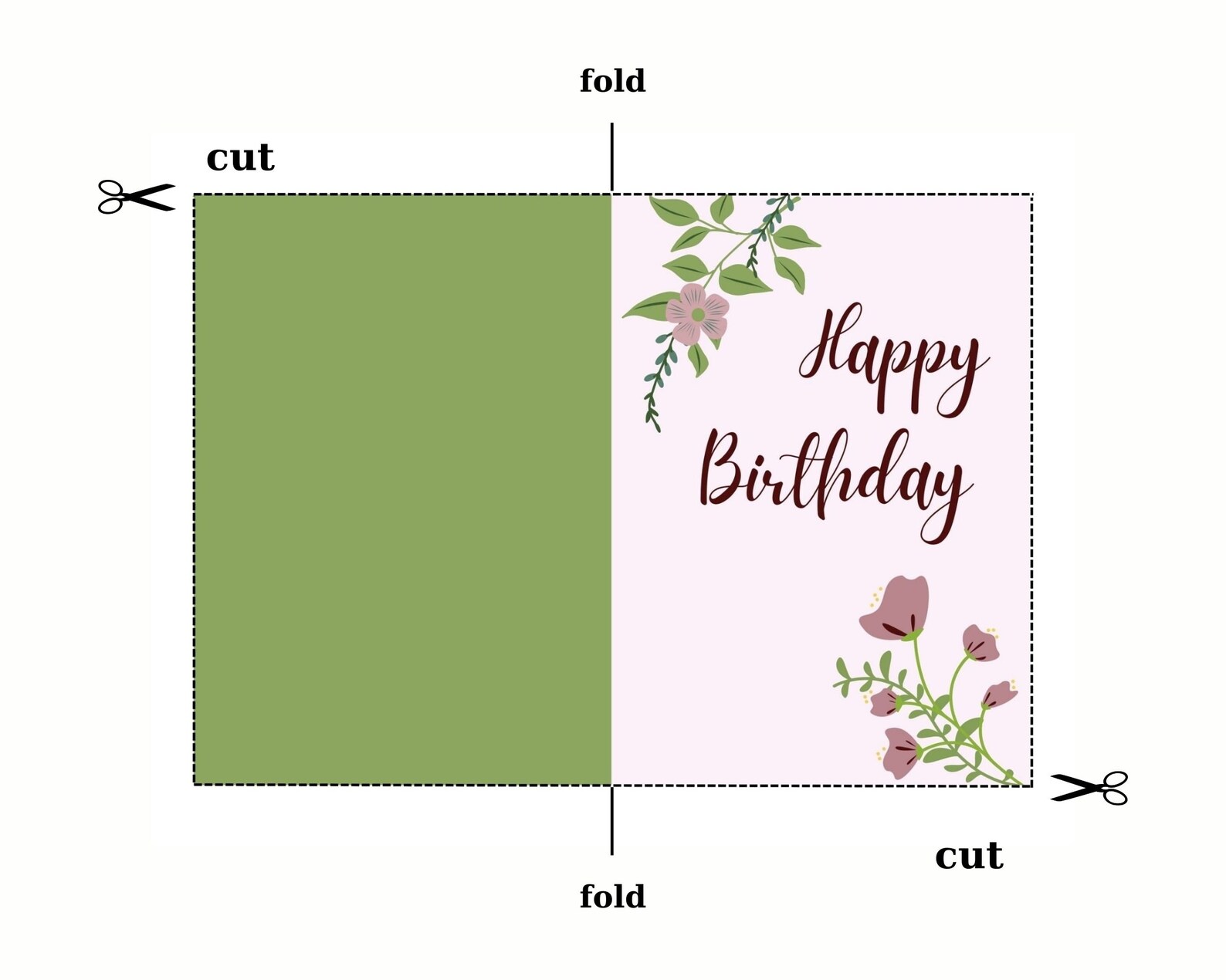 Printable Birthday Card, Happy Birthday Card,digital Birthday Card ...