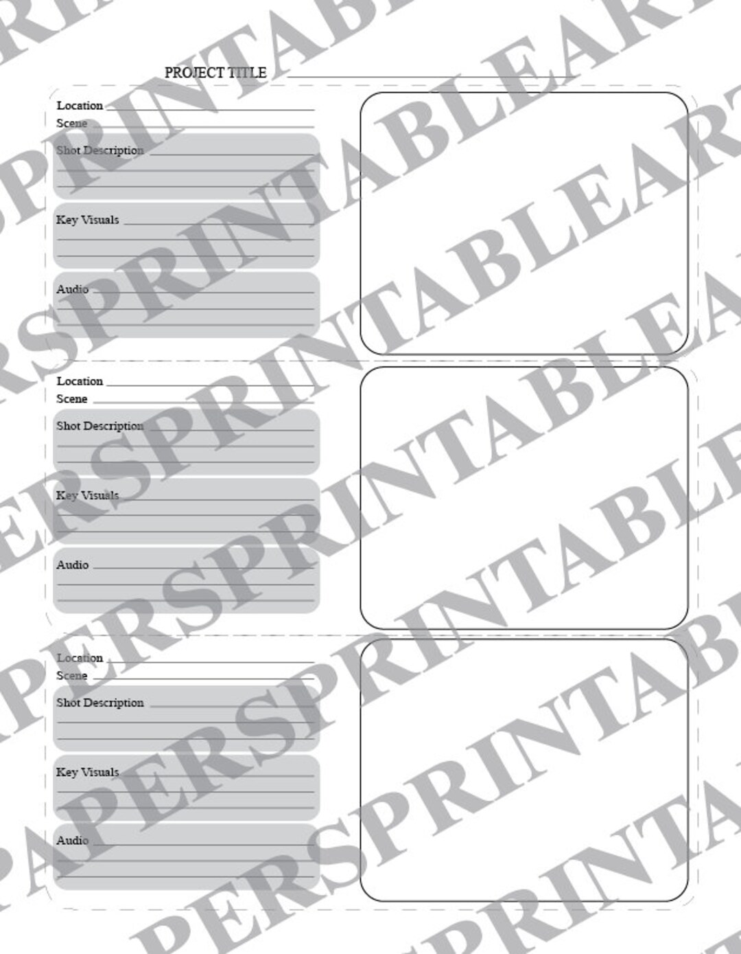 Bring Your Story to Life With Our Comprehensive Storyboard Template ...