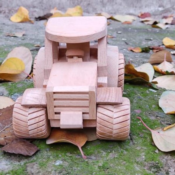 Wood Toy Tractors - Etsy