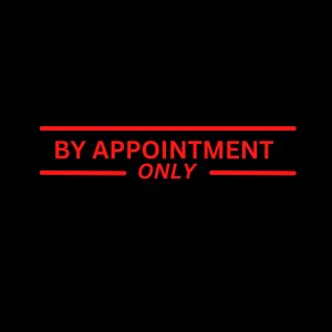 By Appointment Only Decal - Used for Retail Storefront, Store Front ...