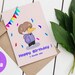 BTS jimin Birthday Card , Bts Printable Card , Greeting Card Size A5 ...