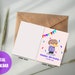 BTS jimin Birthday Card , Bts Printable Card , Greeting Card Size A5 ...