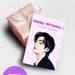 BTS v Birthday Card , Bts Printable Card , Greeting Card Size A5 Pdf - Etsy