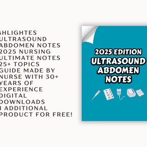 Ultrasound School Abdomen Bundle Ultrasound Student Study Notes ...