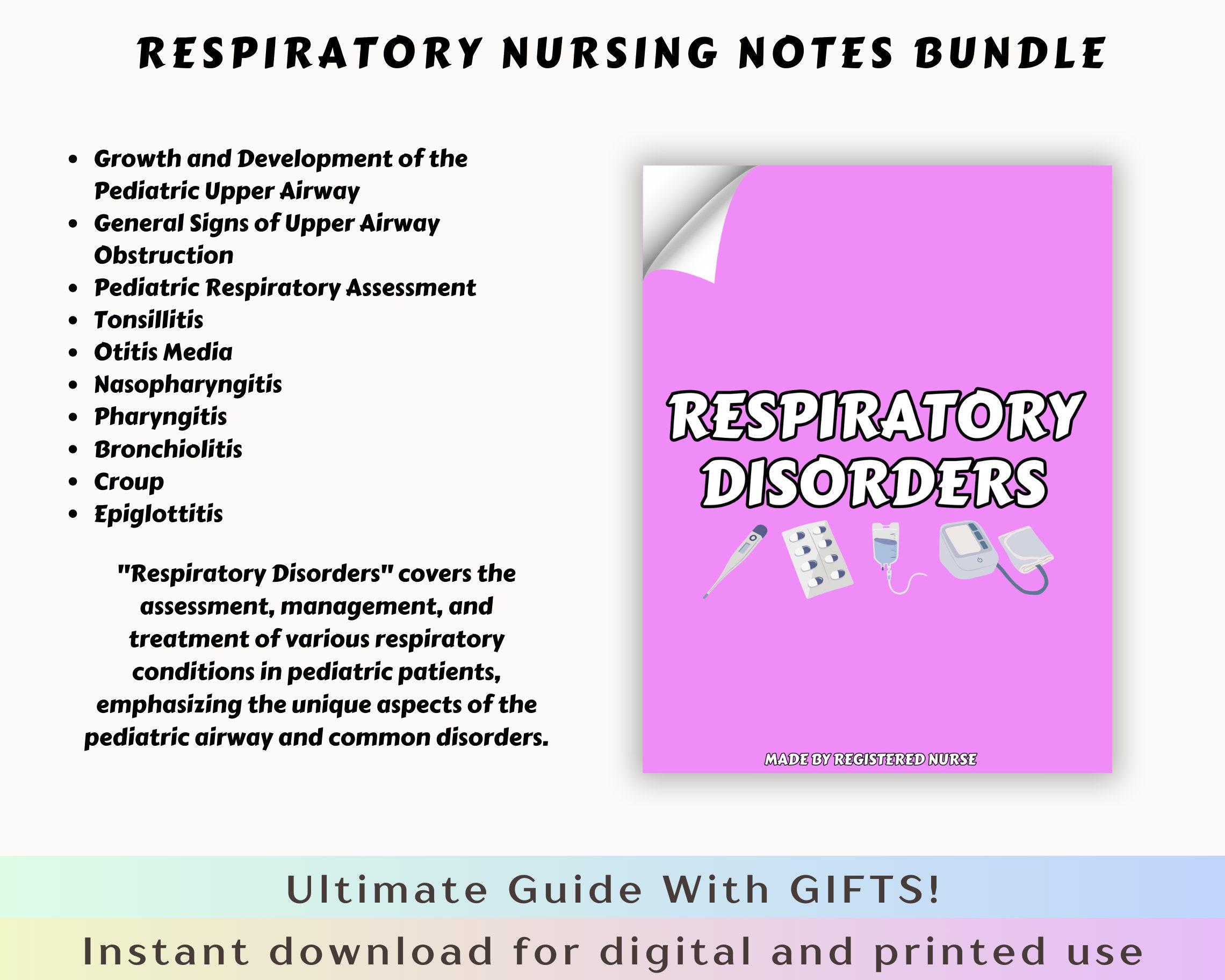 Respiratory System Notes, Respiratory Disorders, Med Surg, Nursing ...