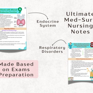 Med-surg Study Bundle 2024, Nursing Study Guide, Med Surg Notes ...