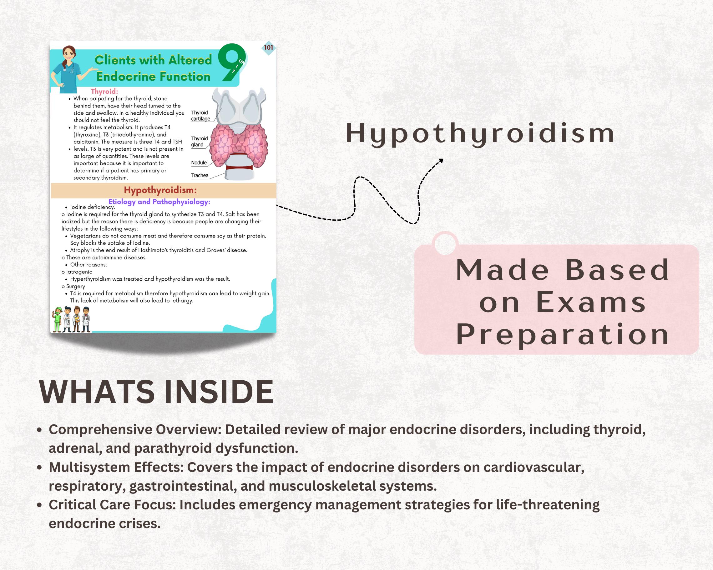 Endocrine System Nursing Study Guide, Endocrine Disorders, Endocrine ...