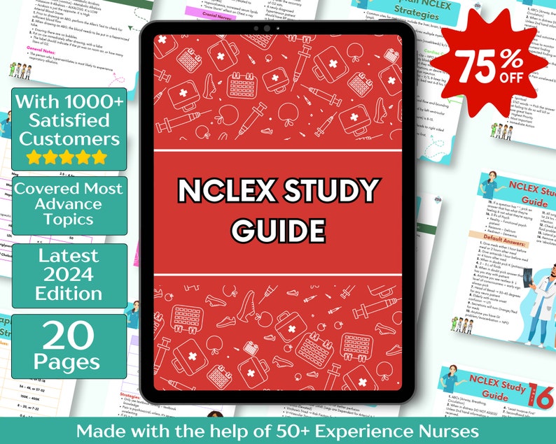 Next Gen NCLEX Study Guide 2024, Ultimate NCLEX Study Guide for the New ...