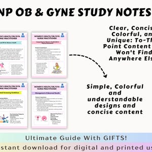 NP Women's Health OB Gyn Nurse Practitioner Quick Clinical Guide ...