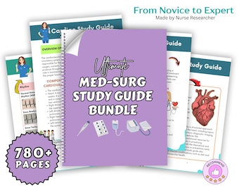 Med-surg Study Bundle 2024, Nursing Study Guide, Med Surg Notes ...