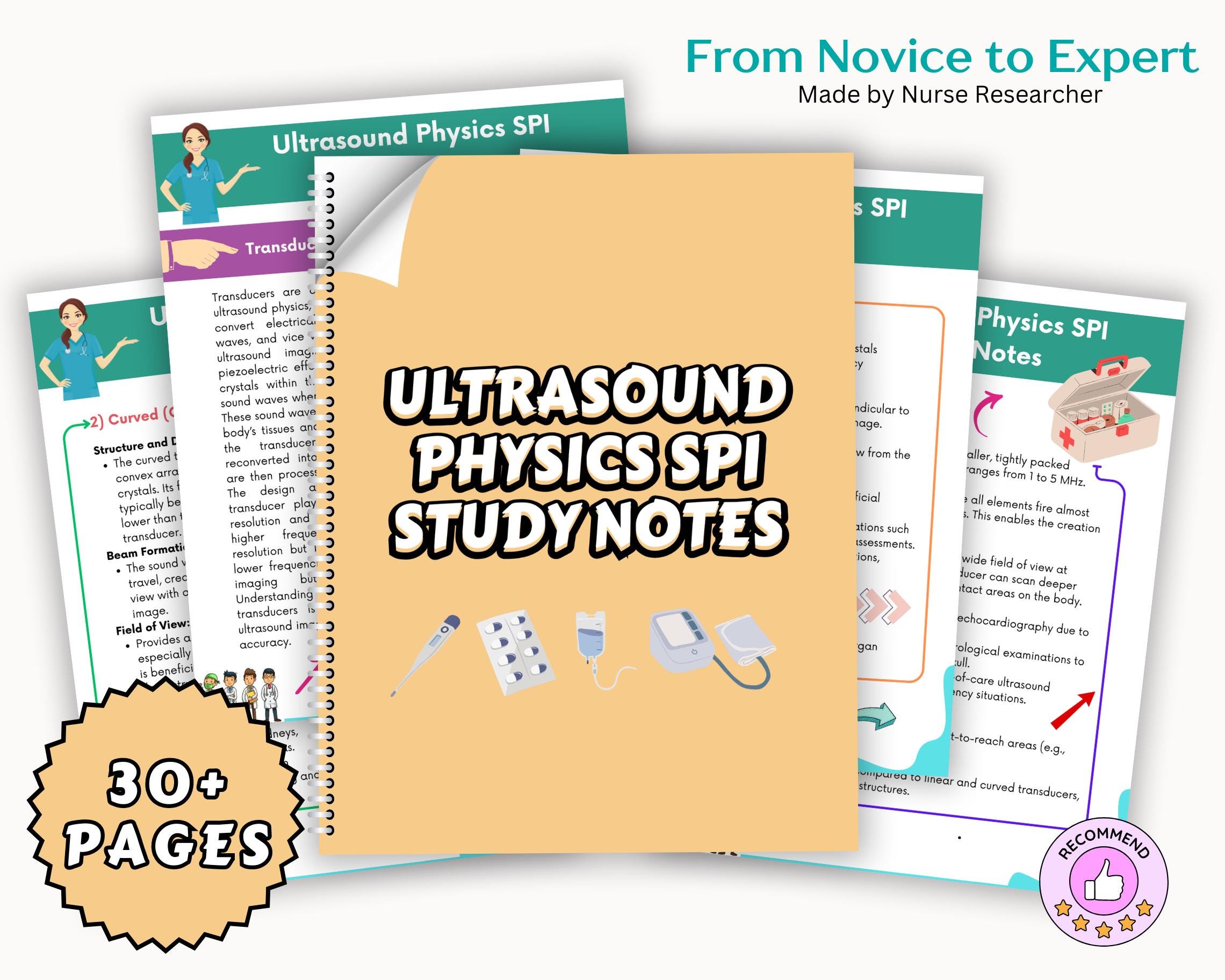 Ultrasound Physics SPI Study Notes, SPI Exam, Physics Question, Physics ...