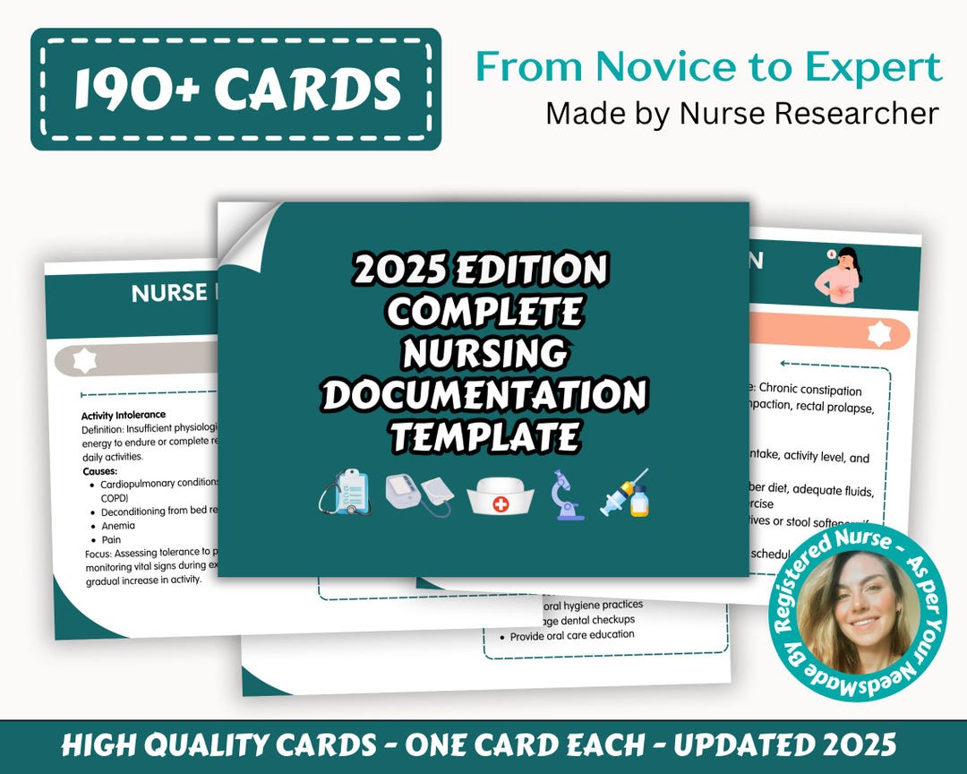 190+ Nurse Documentation Template Based on Nursing Diagnoses I SBAR ...