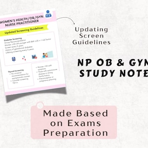 NP Women's Health OB Gyn Nurse Practitioner Quick Clinical Guide ...