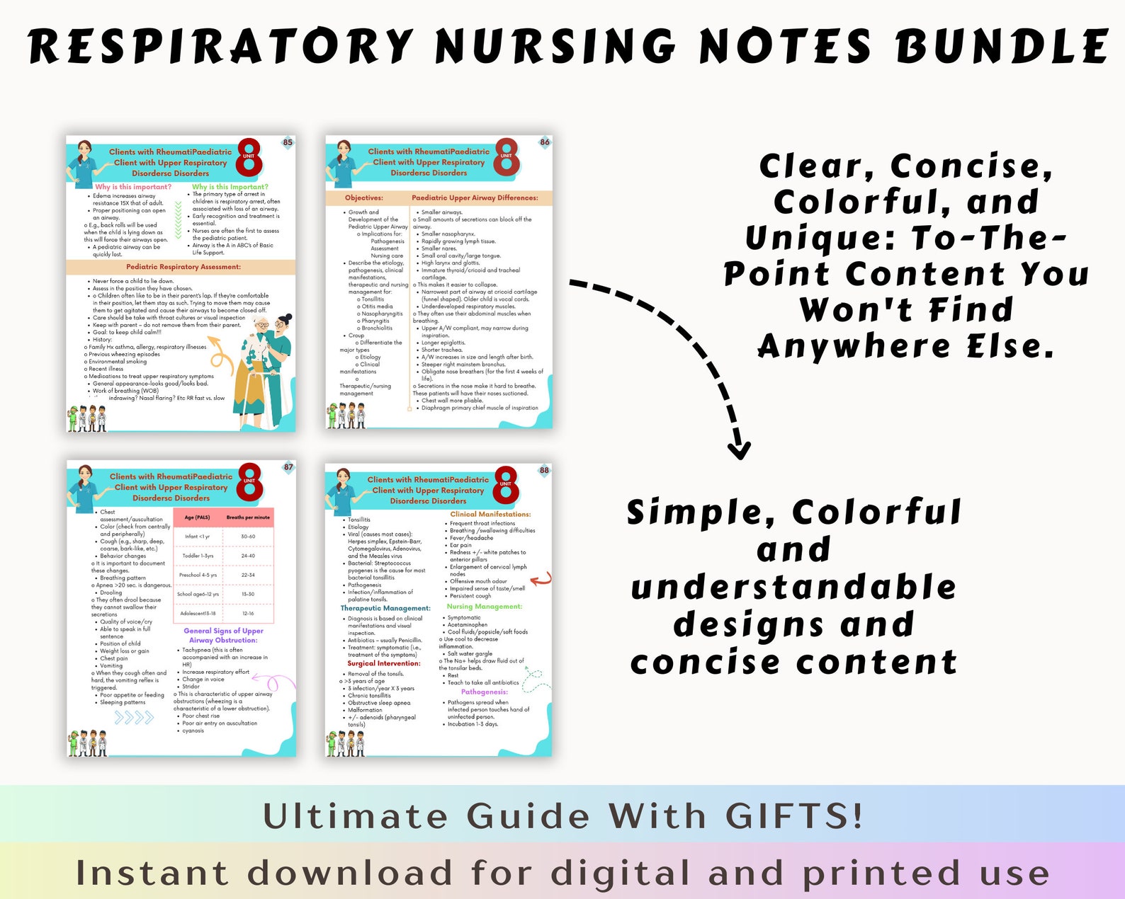 Respiratory System Notes, Respiratory Disorders, Med Surg, Nursing ...