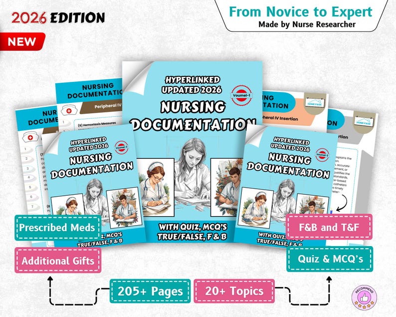 Nursing Documentation Template for Nursing Student Documentation Guide ...