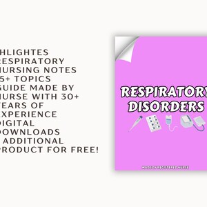 Respiratory System Notes, Respiratory Disorders, Med Surg, Nursing ...