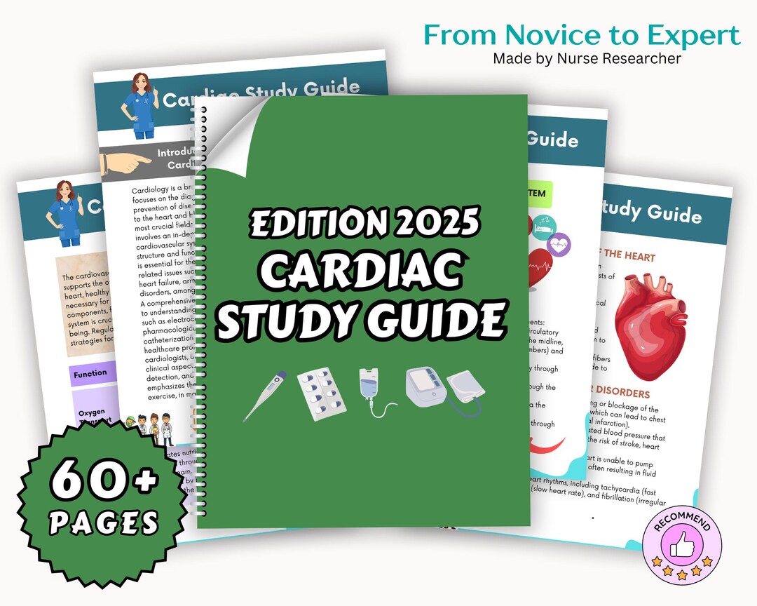 Cardiac Disorders Nursing Notes 2025, Cardiovascular System, Med Surg ...