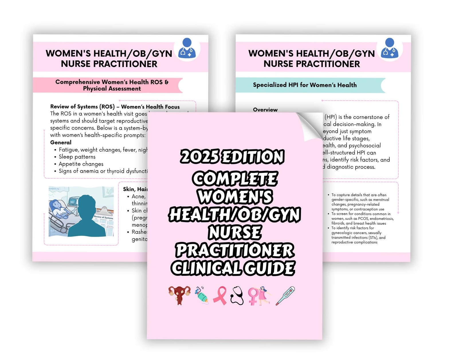 4 X NP Study Guide Bundle, Family Nurse Practitioner Clinical Pocket ...