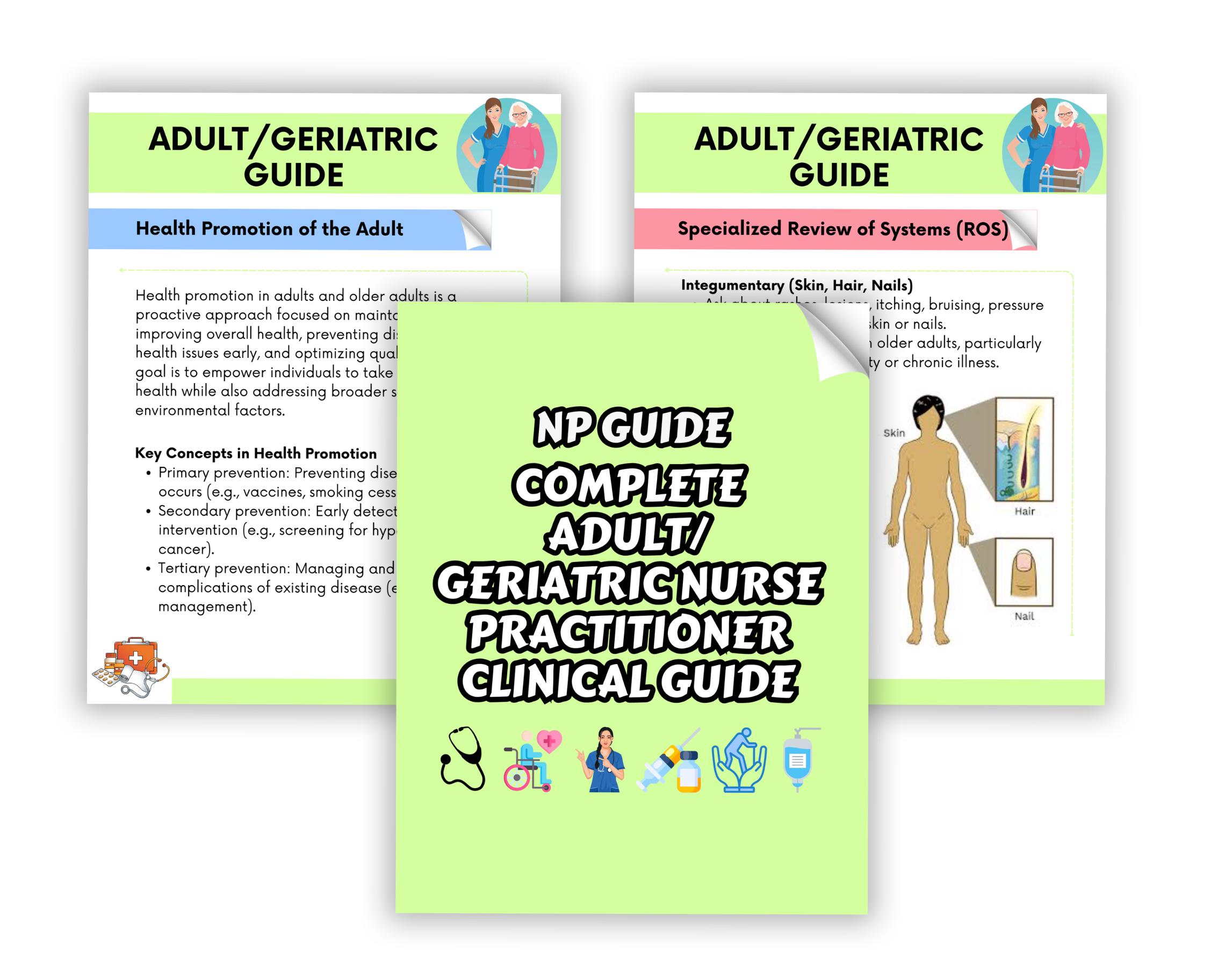 4 X NP Study Guide Bundle, Family Nurse Practitioner Clinical Pocket ...