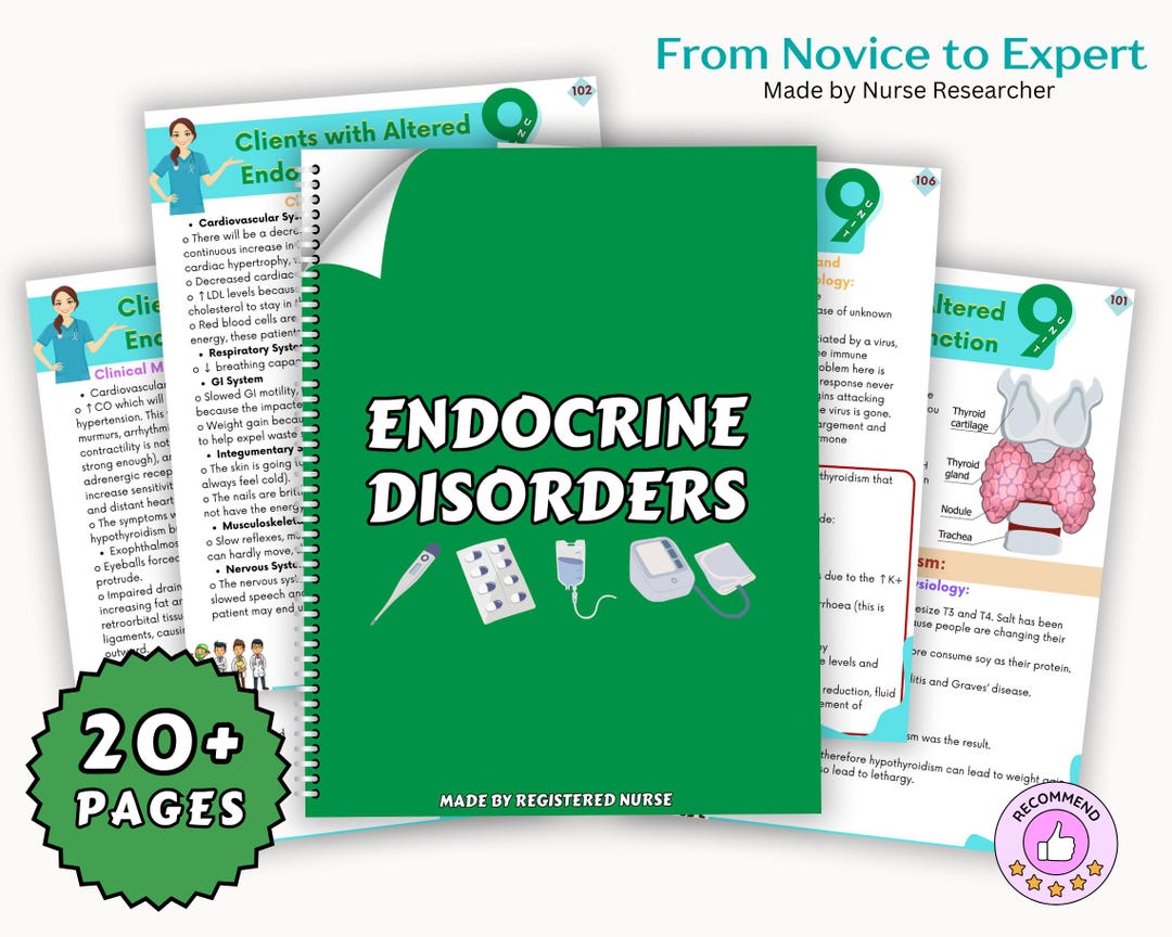 Endocrine System Nursing Study Guide, Endocrine Disorders, Endocrine ...