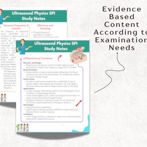 Ultrasound Physics SPI Study Notes, SPI Exam, Physics Question, Physics ...