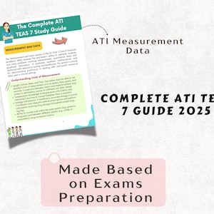 Complete ATI Teas 7 Study Guide 2025 Updated- ATI TEAS 7 Study Cheat ...