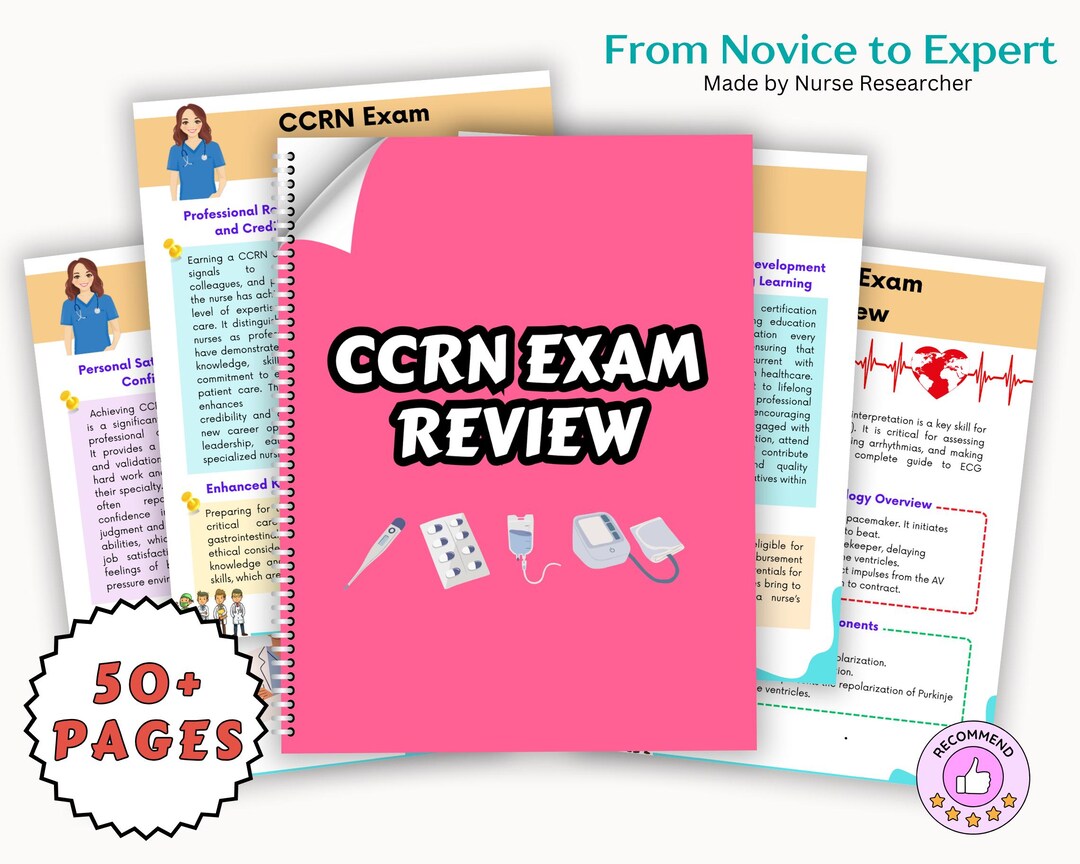 CCRN Exam Review, Exam Study Guide, Cram Sheet, Printable Review ...
