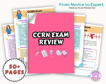 CCRN Exam Review Guide: ICU Nurse Certification Test Prep (PDF) - Etsy