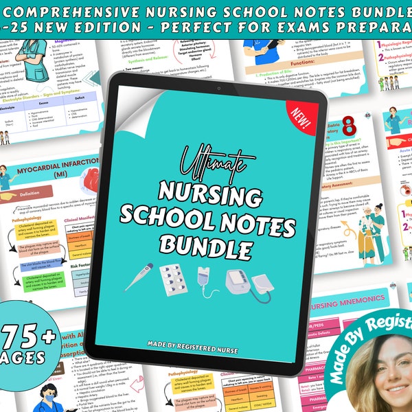 Nursing School Notes - Etsy