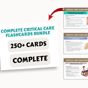 Critical Care Nursing Flashcards, ICU Study Guide, Med Surg, Nursing ...