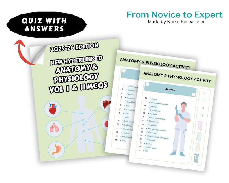 MEGA BUNDLE: Complete Anatomy Physiology Bundle, Quiz, Flashcards V 1 ...