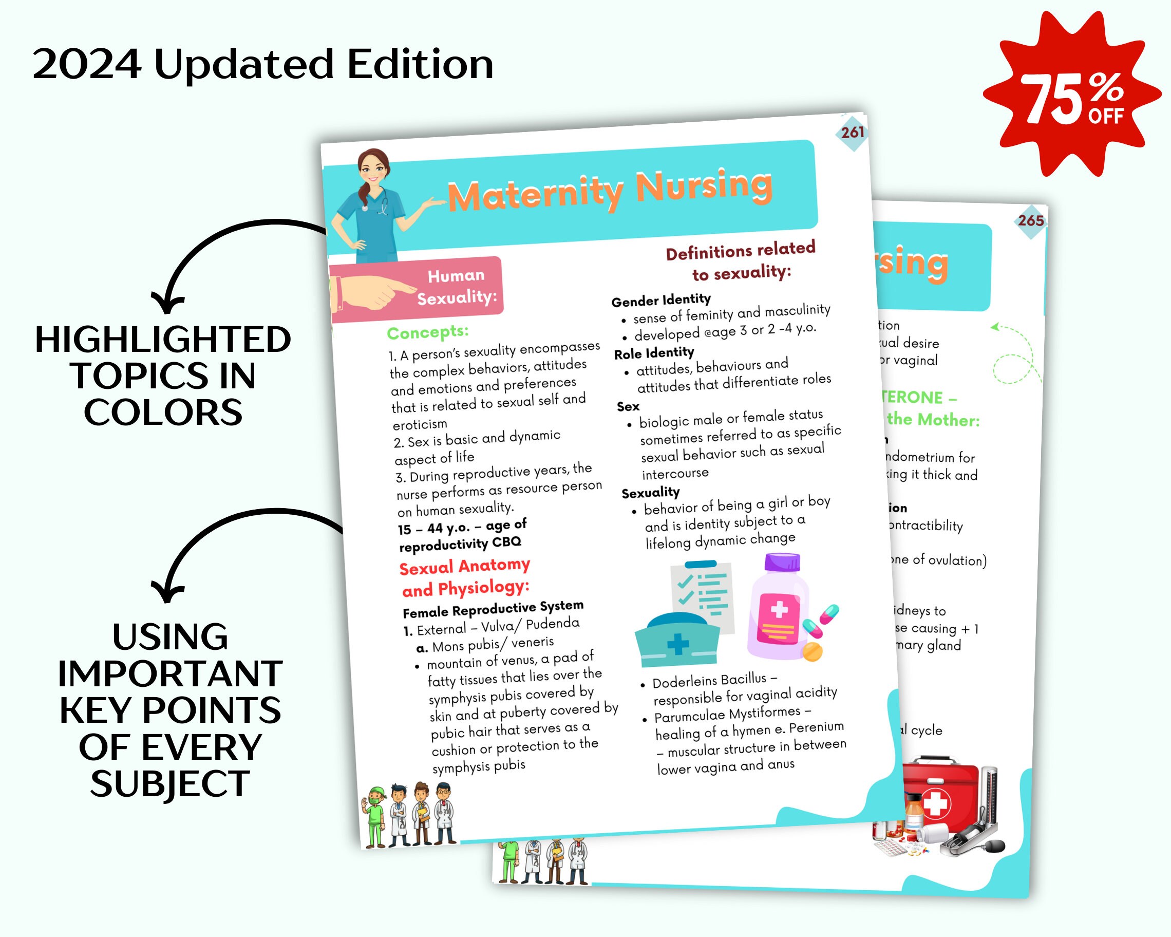 Ob Maternity Nursing Notes, Ob Maternity Bundle, Nursing Study Guide ...