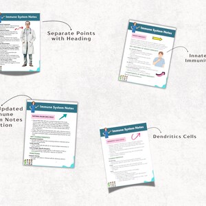 Immunology Nursing Notes 60+ Pages, Immune System Biology Notes, Med ...