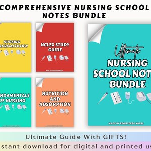 Ultimate Nursing Success Bundle: 470+ Page Handwritten Notes by an RN ...