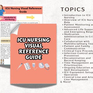 ICU Nursing Notes Bundle 2025, New Grad BSN, Student Nurse, Critical ...