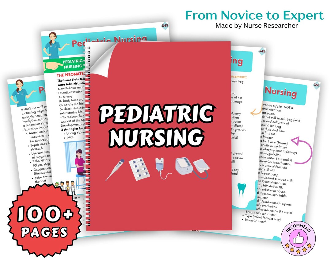 Pediatrics Bundle, Pediatrics Not, Nursing Student Study Guide, Nursing ...